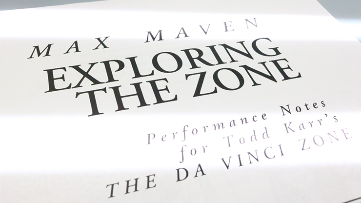 맥스 메이븐의 익스플로어링 더 존 앤 더 다빈치 존 (Max Maven's Exploring the Zone and The Da ...